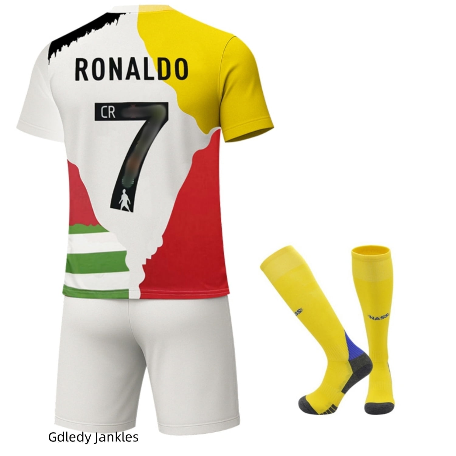 #7 Ronaldo Soccer Shirt, CR7 Legacy Soccer Kit, Full Soccer Club ...