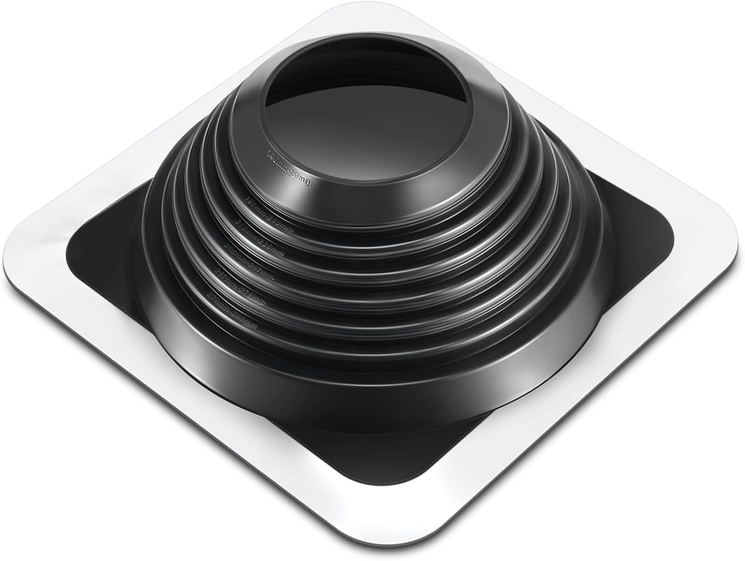 #7 Roof Vent Boot Chimney Flashing Roof Jack Pipe Vent for Pipe Od 6 to ...