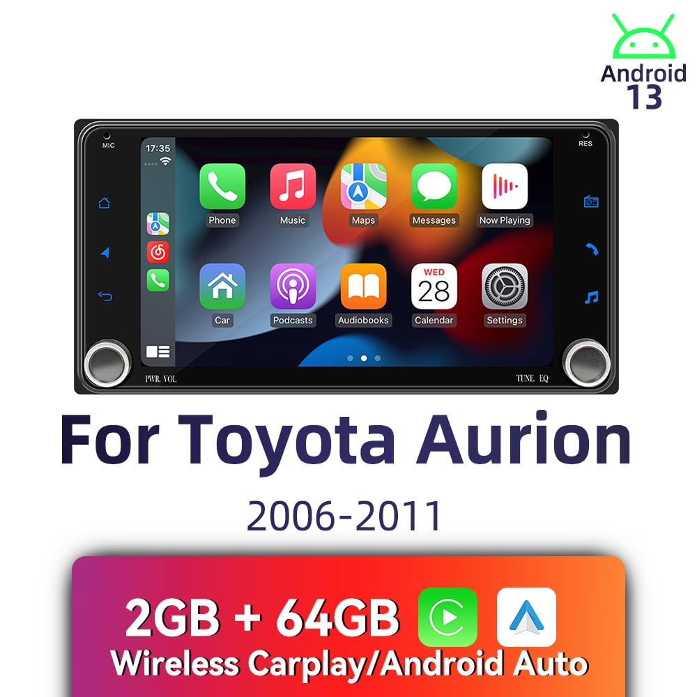 7" Screen Wireless Carplay 2 Din Android Radio Car Multimedia for ...