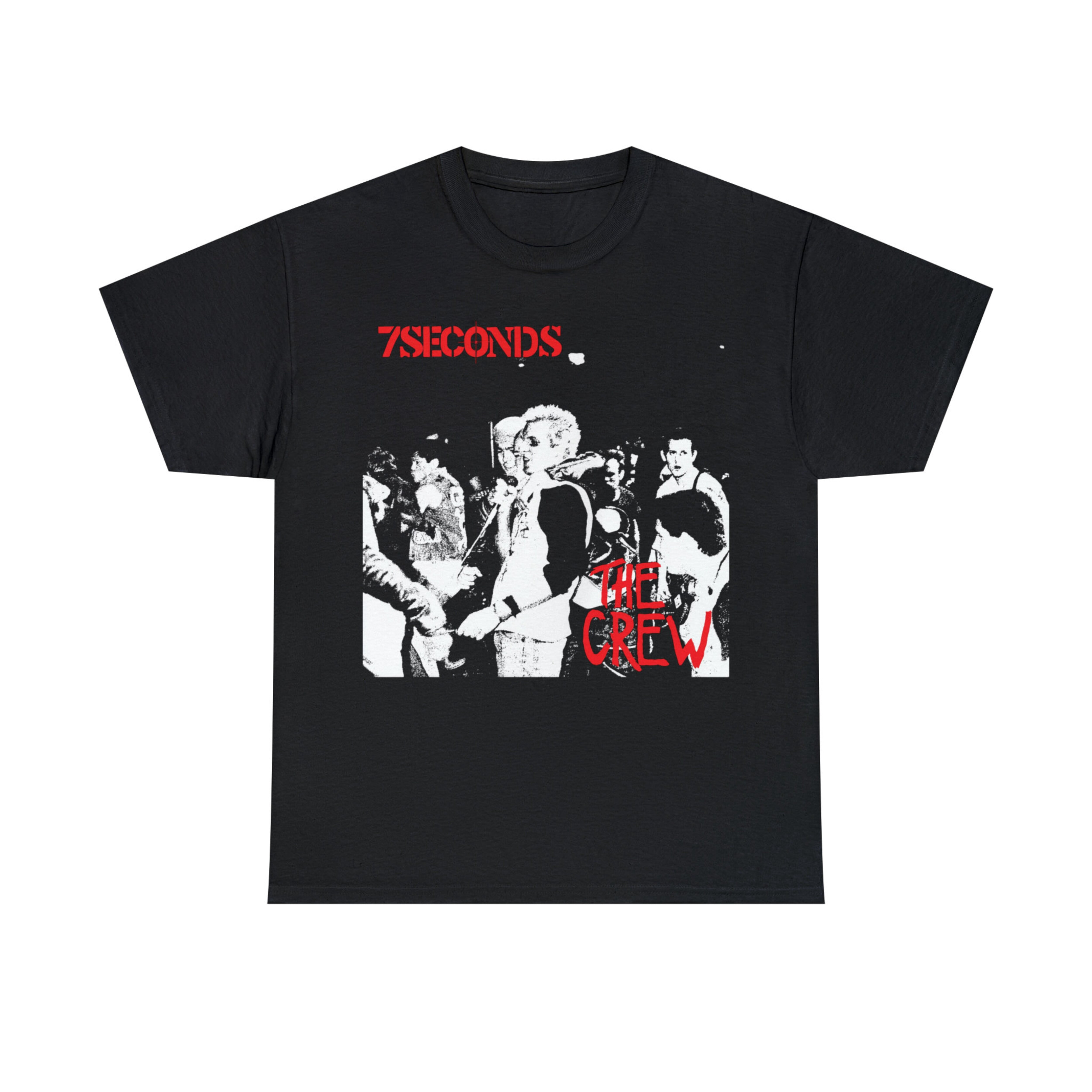 7 Seconds T Shirt The Crew Gorilla Biscuits Negative Approach Circle ...