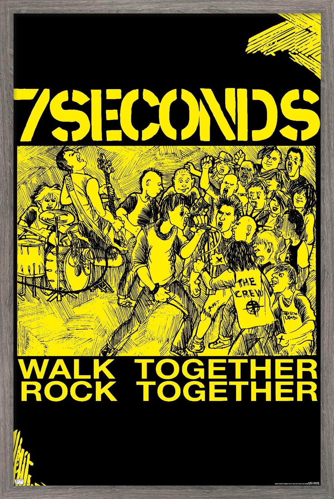 7 Seconds - Together Wall Poster, 14.725" x 22.375", Framed - Walmart.com