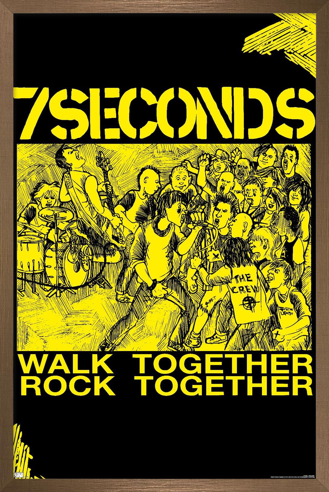 7 Seconds - Together Wall Poster, 14.725" x 22.375", Framed - Walmart.com