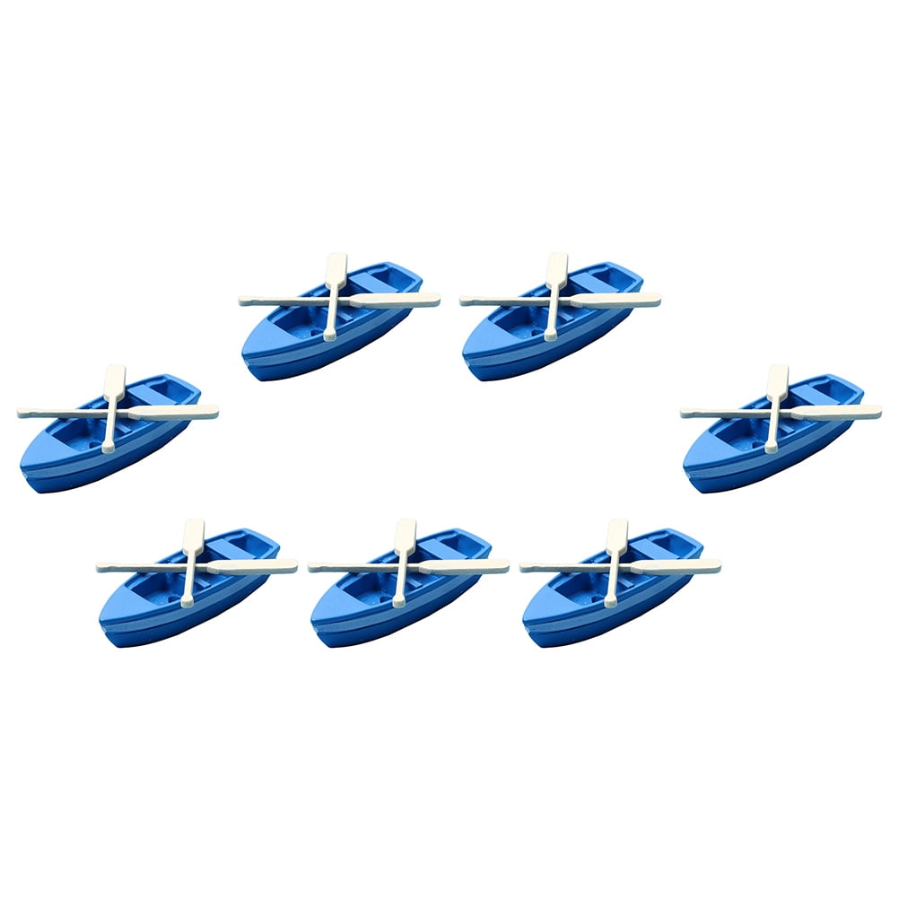 GOOHOCHY 7Set Resin Mini Boat for Doll House Decor and Sandbox Decor ...