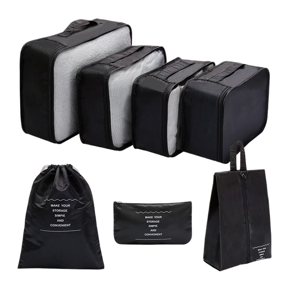 7 Set Packing Cubes for Suitcases, Lightweight Travel Luggage Packing ...