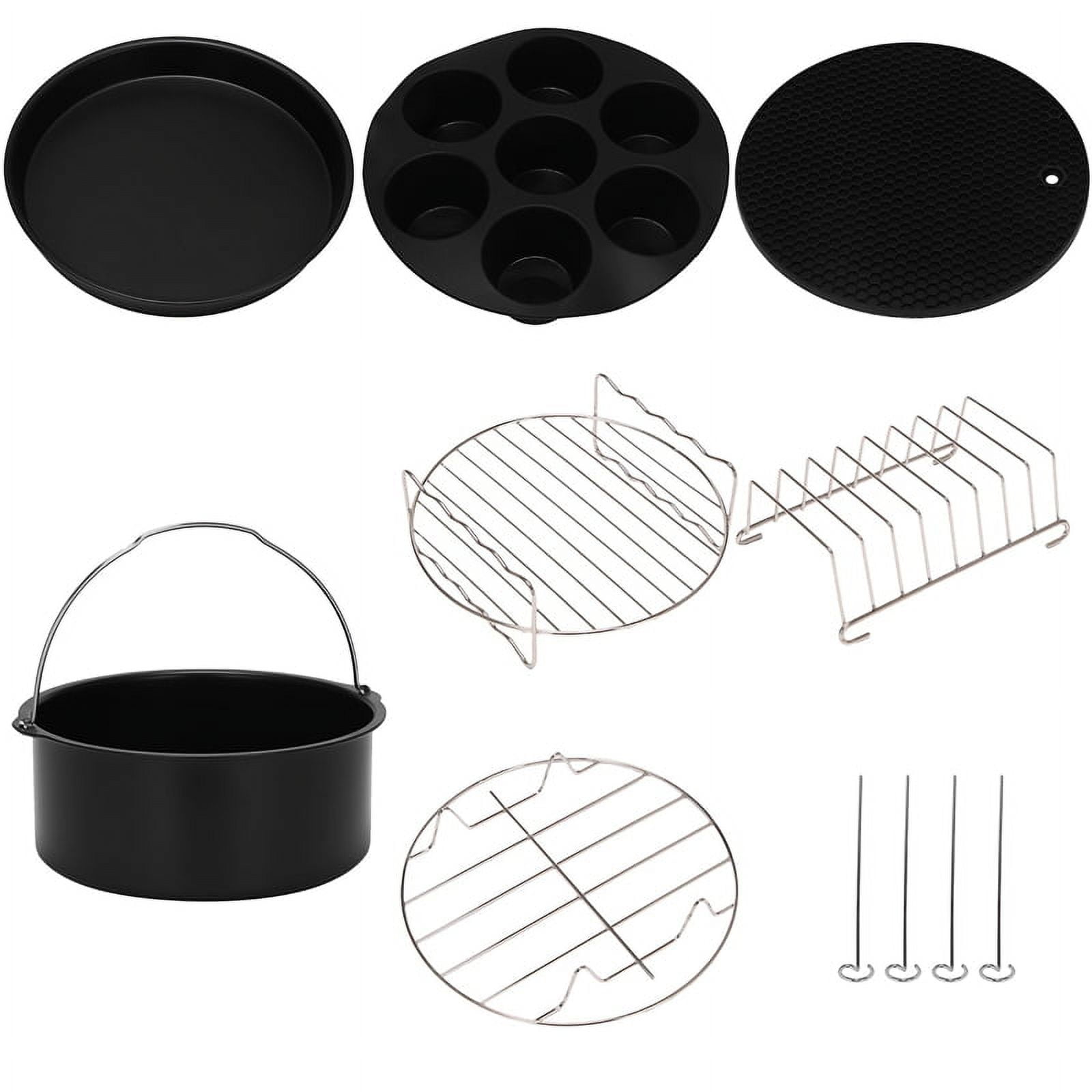 7 Set Pressure Cooker, Steamer & Air Fryer Bakeware Accessories ...
