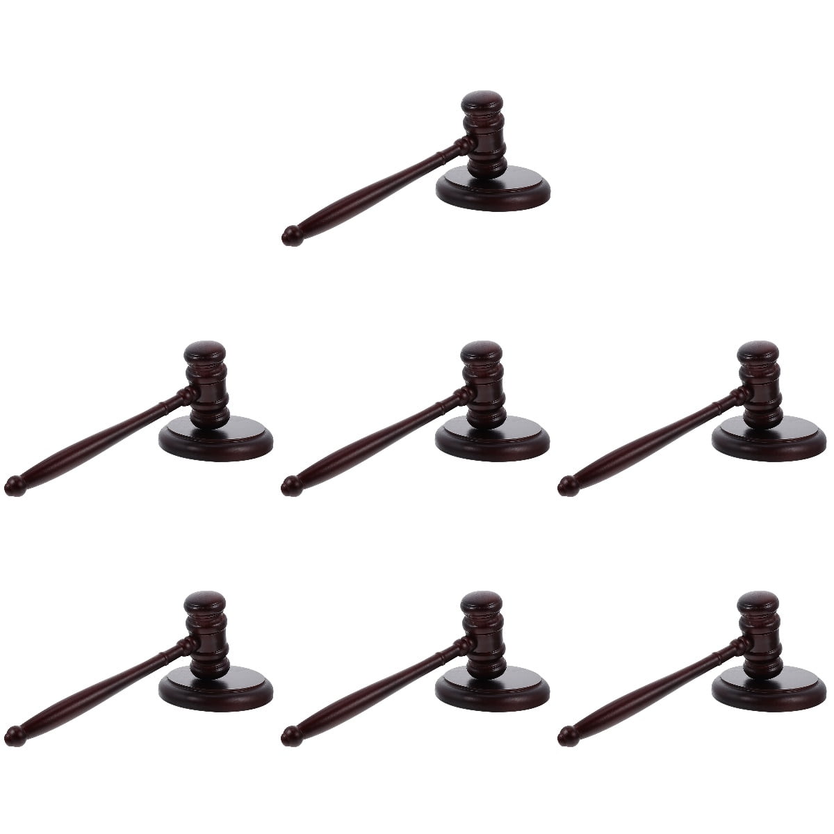 7 Sets Kids Gift Judge Hammer Court Prop Auction Toy Work - Walmart.com