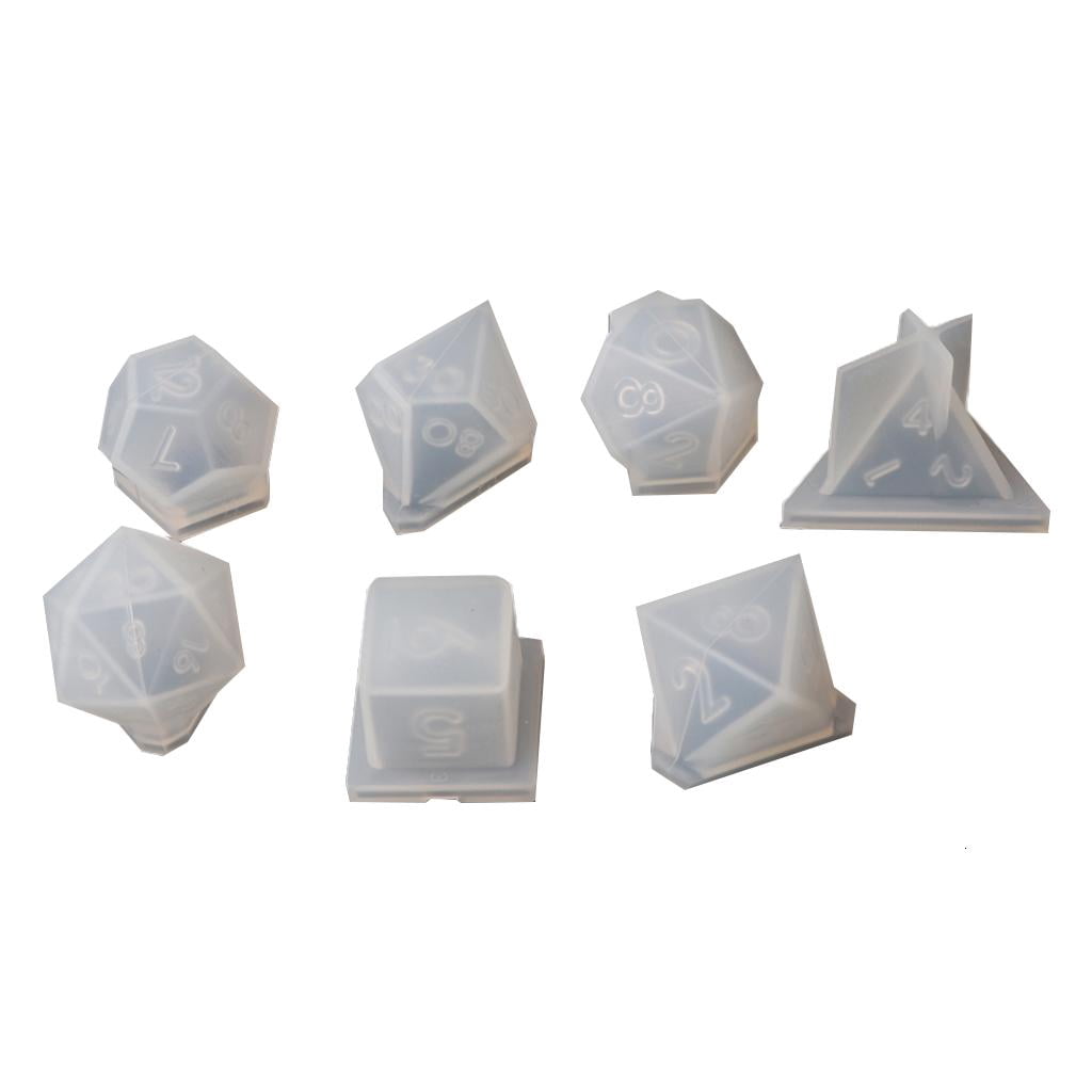 7 Shapes Fillet Square for Triangle MoldCrystal Epoxy Mold Digital Game ...