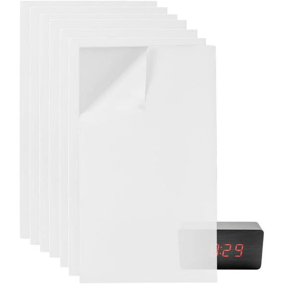 7 Sheets LED Light Blocking Stickers 8.6x5 Inch White Adhensive Light ...