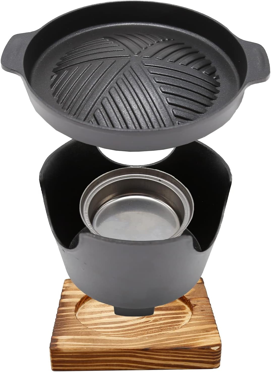 7" Single Person Grill Japanese Mini Hibachi Grill Mini Tabletop ...