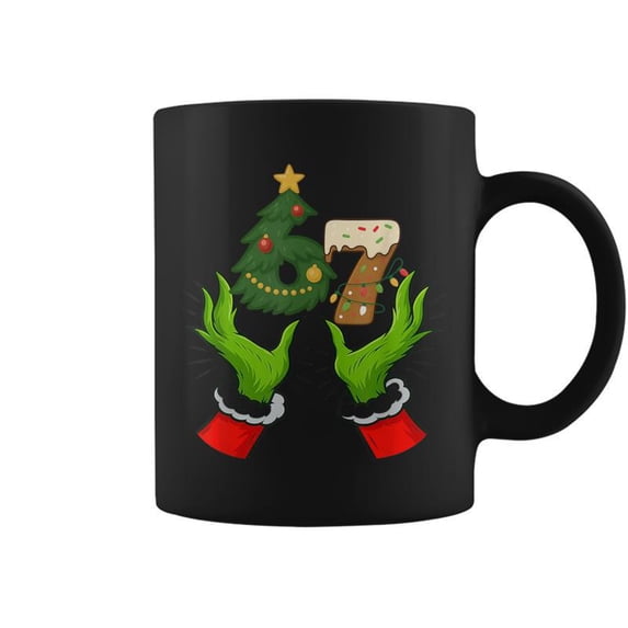7 Six Seven Hand Meme Christmas Gen Z Alpha Xmas Coffee Mugs - Walmart.com