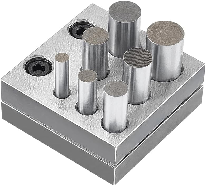 7 Sizes Disc Cutter Set Carbon Steel Circle Round Disc Cutter Jewelry Making Metal Cutting ...