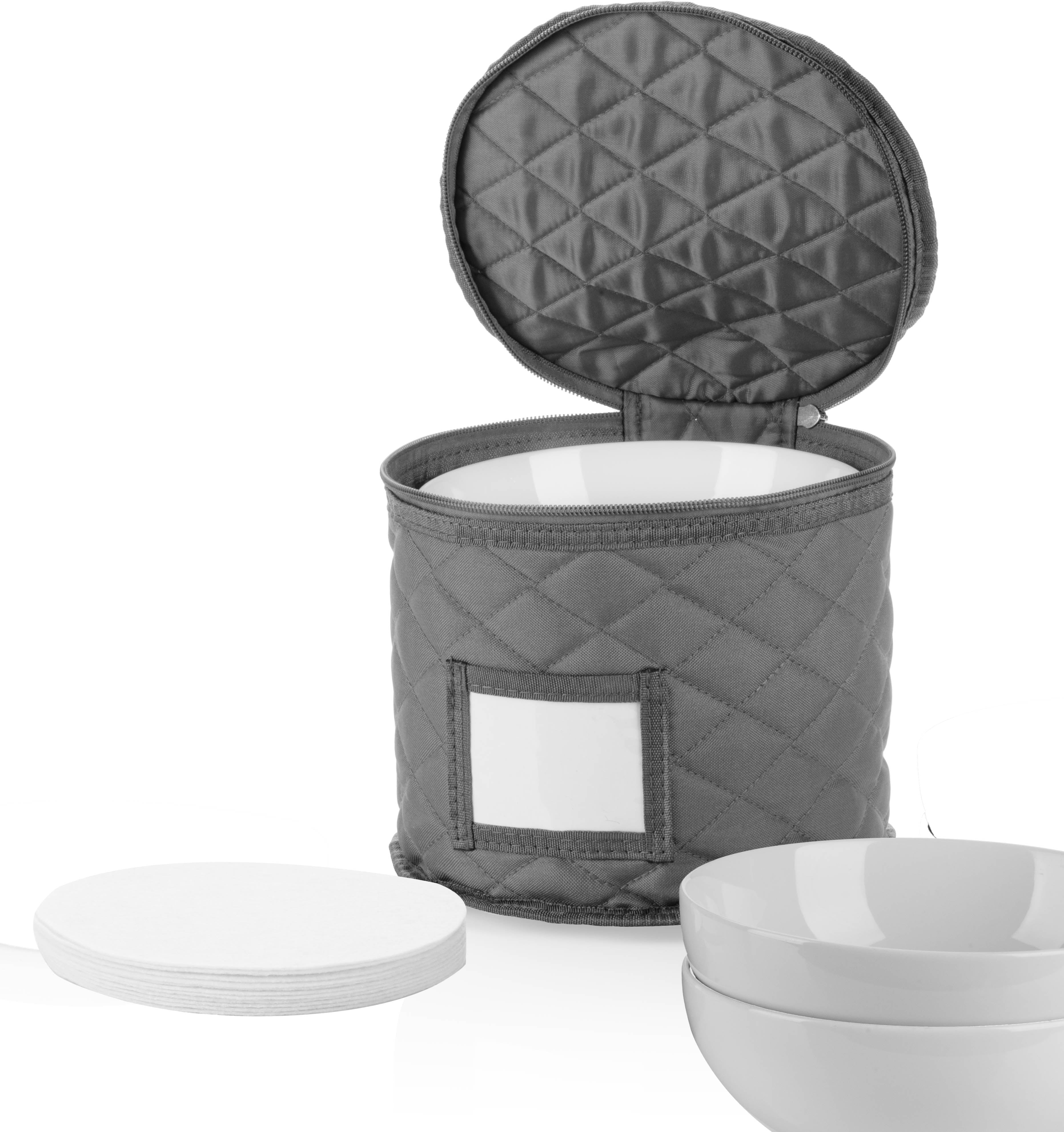 7" Small Plate Storage Case - China Storage Container - Stackable With ...