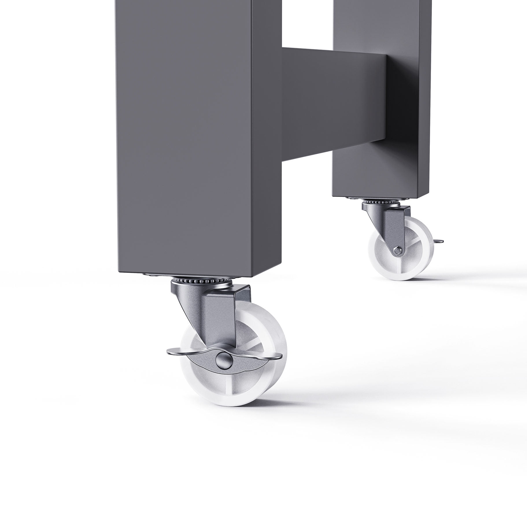 7 Smooth Rotation Wheels with 4 Lockable, Metal Door Panel Pivot | For ...