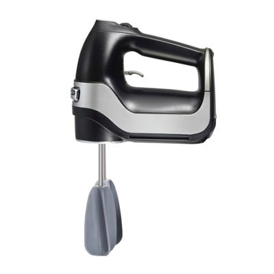 7 Speed Dig Hand Mix with Easy Beaters Black Plastic Handheld Mixer ...