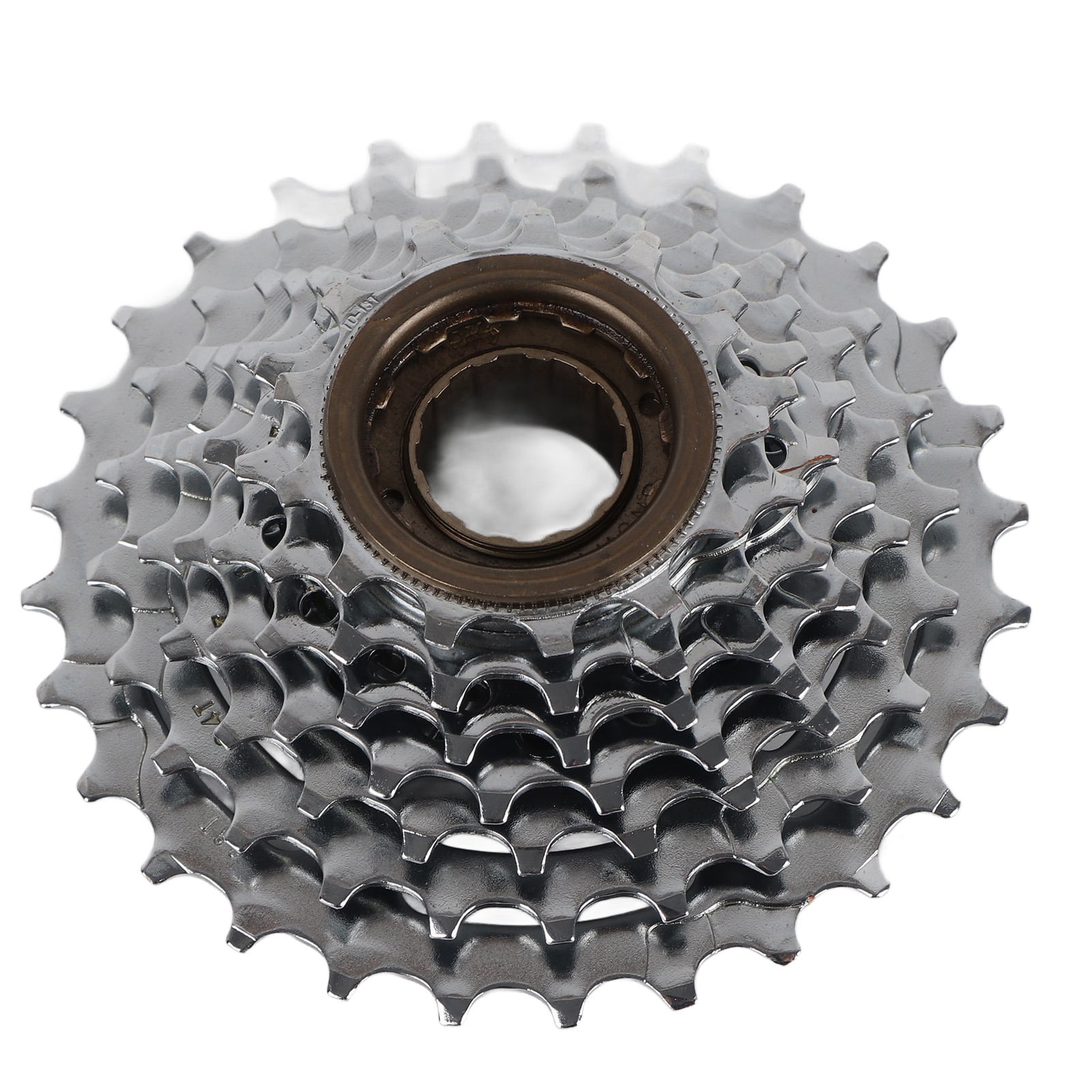 7 Speed Freewheel 13?28T Bike Threaded Flywheel Silver Steel Bike ...