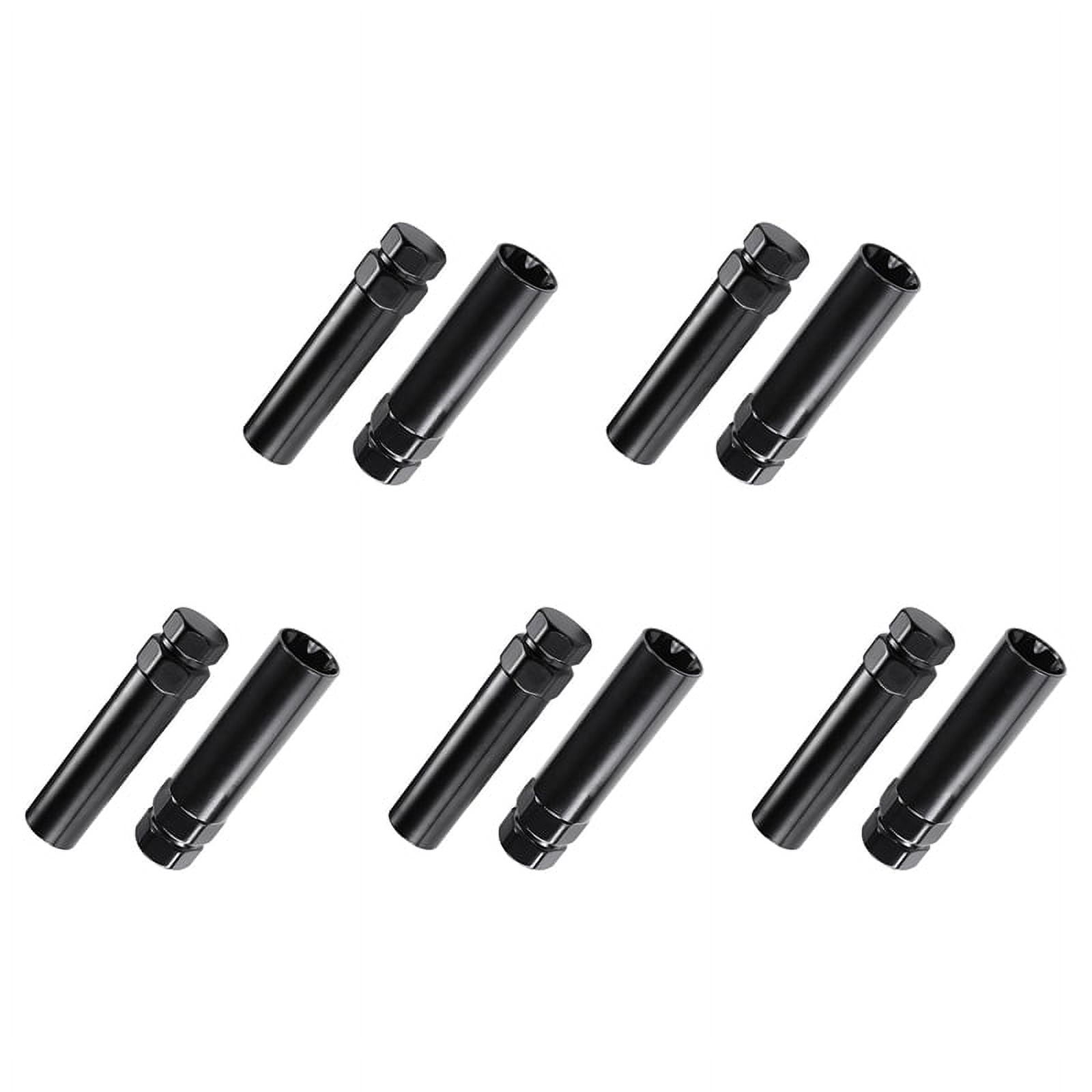 7 Spline Lug Nut Key 6 Socket Removal Tool, 10 PCS Dual Hex Drive ...
