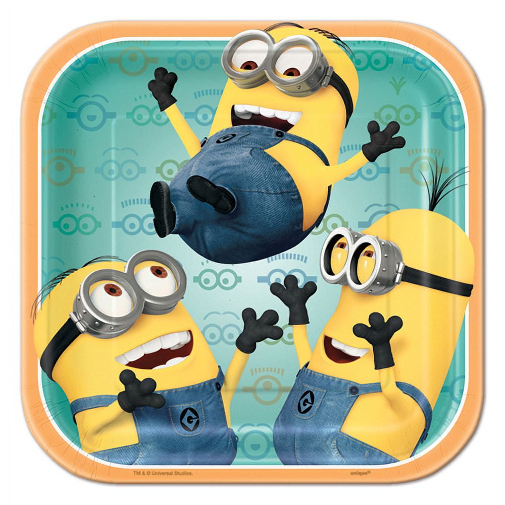 Despicable Me 2 Minions Small Paper Plates (8ct) - Walmart.com