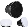 7" Standard Reflector Lamp Shade Dish Diffuser with 60° Honeycomb Grid ...