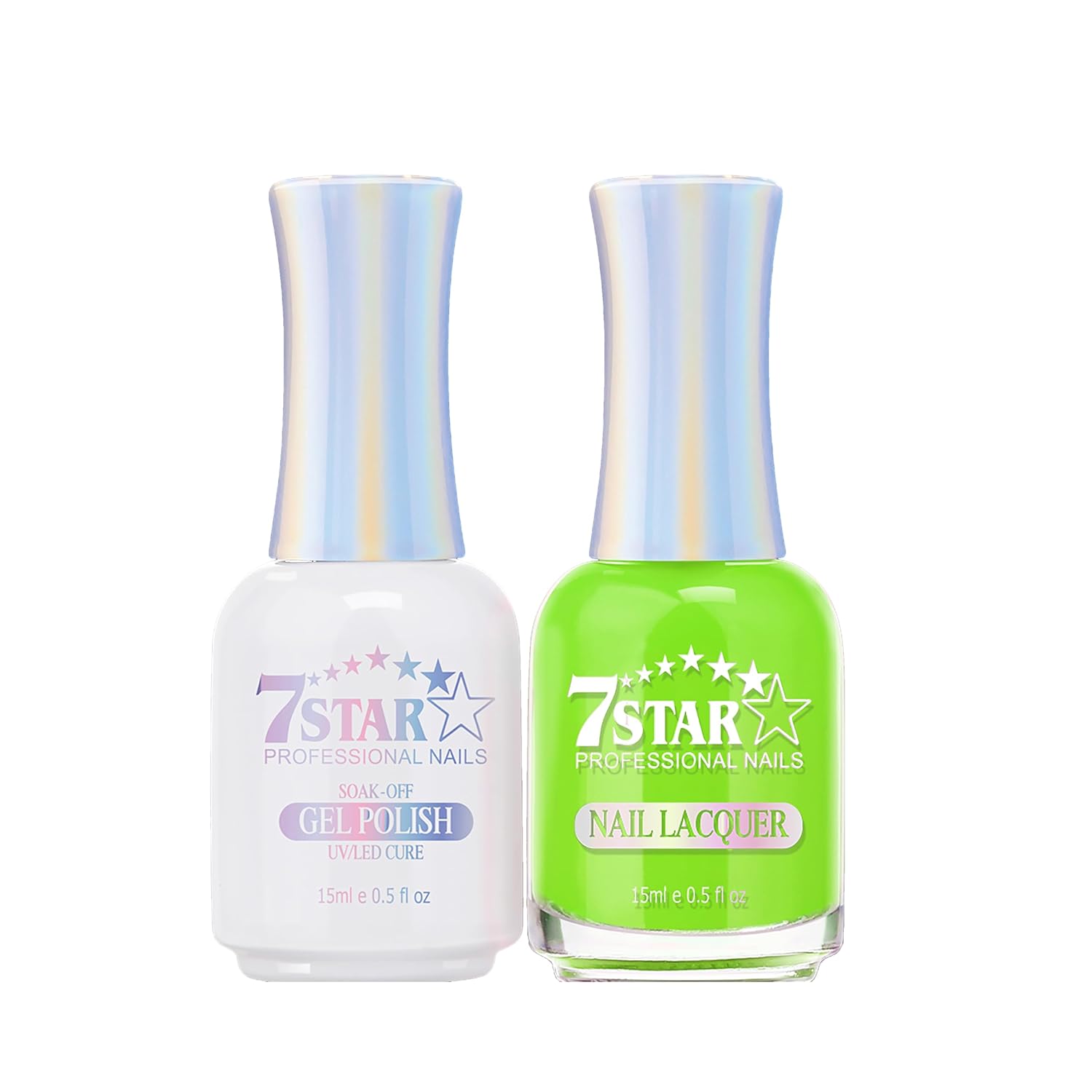 7 Star Gel Polish and Matching Vegan Nail Lacquer - Neon # 444 ...