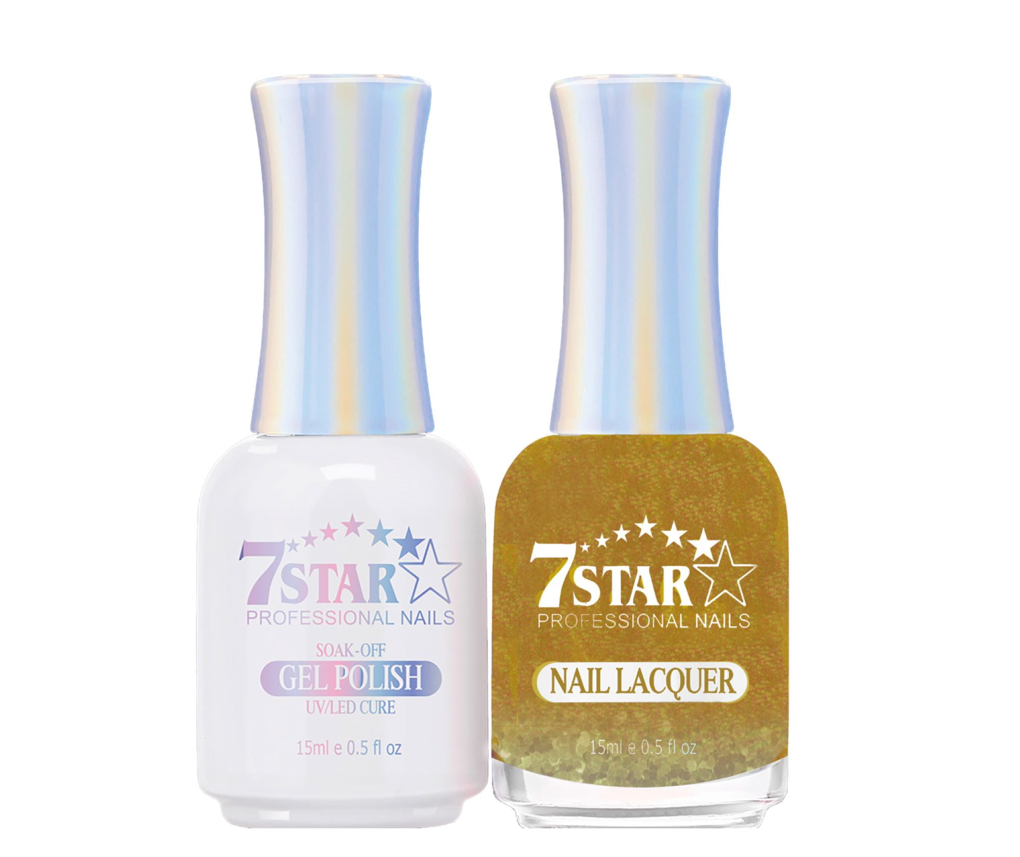 7 Star Gel Polish and Matching Vegan Nail Lacquer - Special Glitter ...