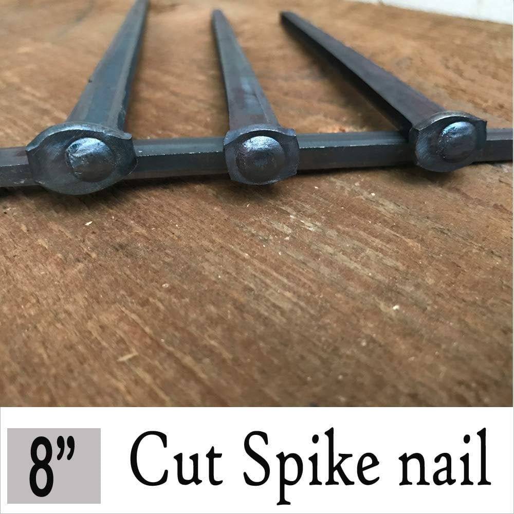 7" Steel Square Common Rose Head STANDARD-70d Nails 5-Pack, Grey ...