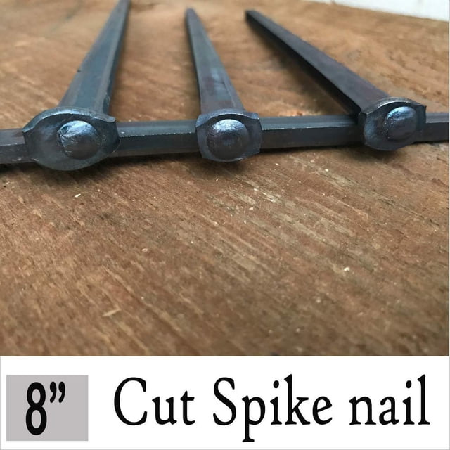 7"- Steel Square Common Rose Head STANDARD-70d Nails 5-Nails - Walmart ...