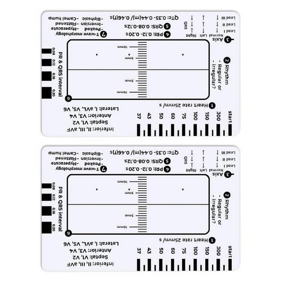 7 Step Ruler For Enhances Electrocardiogram Analysis Accurate Heart ...