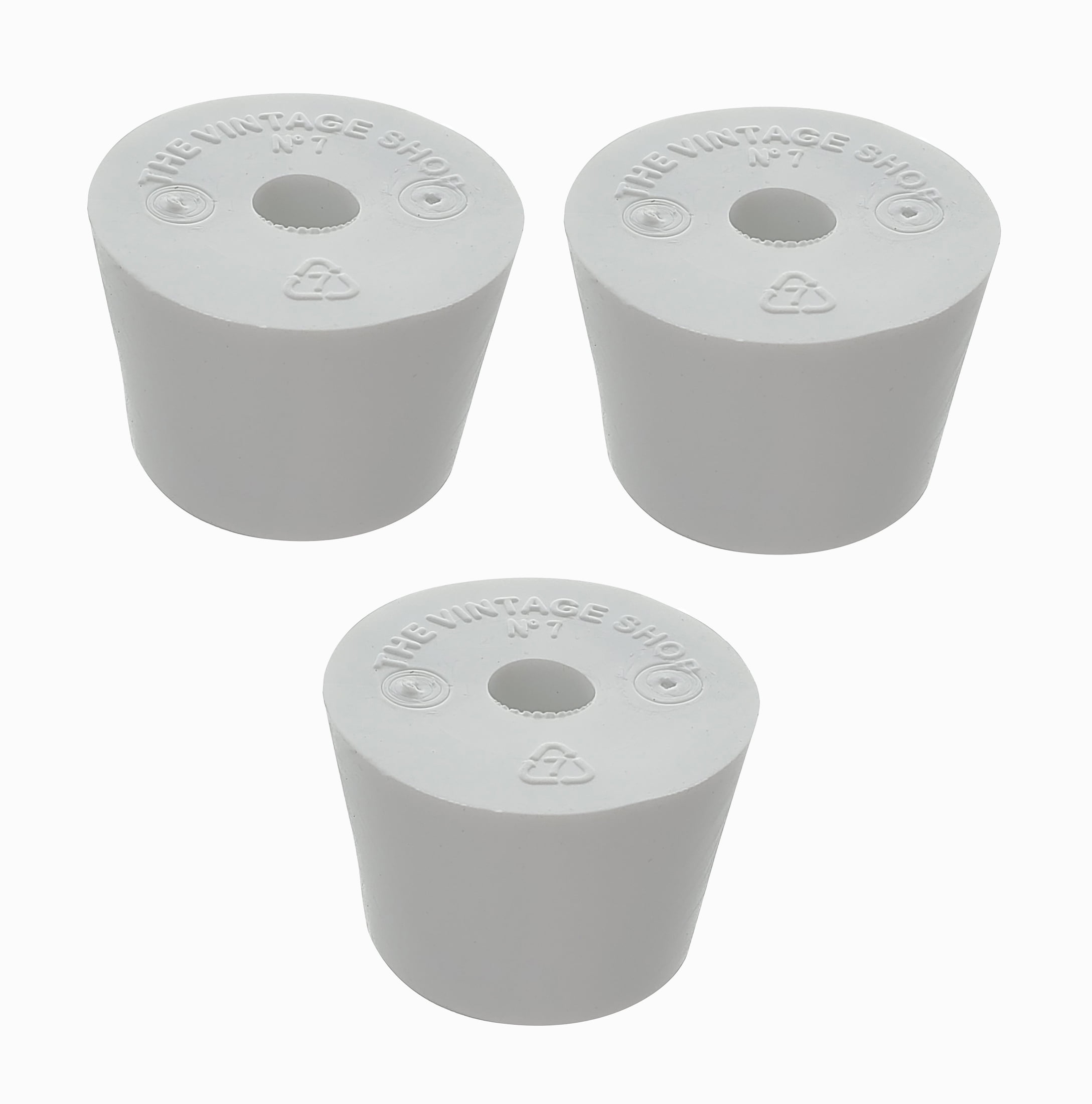 Walmart #7 Drilled Rubber Stopper for 5 Gallon Glass Carboy, Set of 3 ...