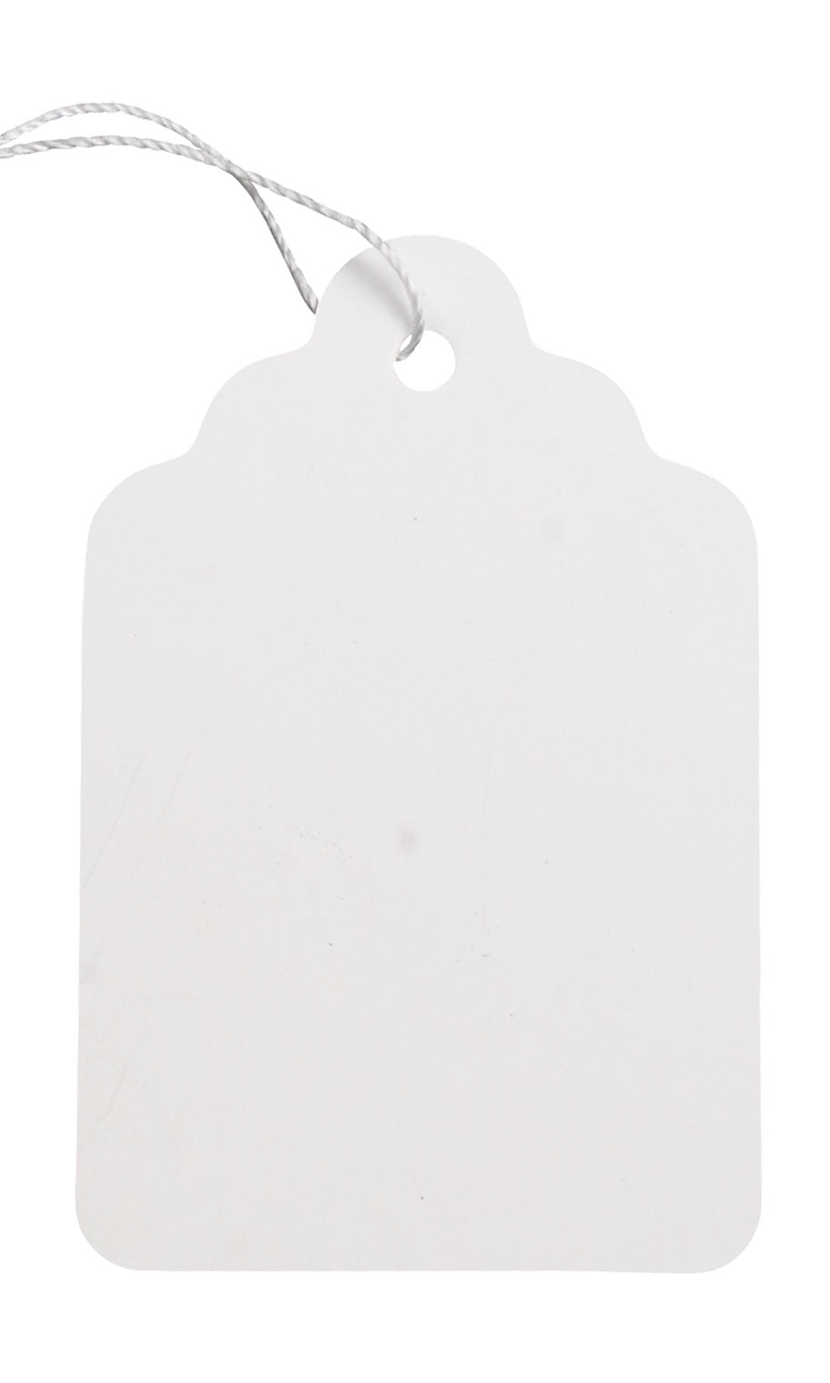 SSWBasics #7 Strung White Merchandise Price Tags - 1-7/16"W x 2-1/8"H ...