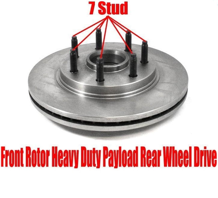 7 Stud Rotor Heavy Duty Payload Front Hub for Ford for F-150 2004-2008 ...