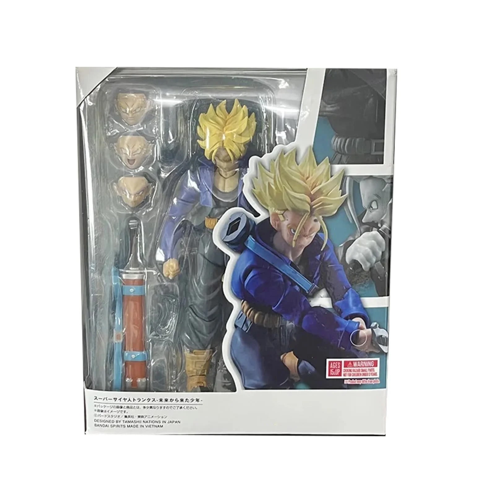 7" Super Saiyan Trunks Action Figure Dragon Ball Toys, Dragon Ball Z ...