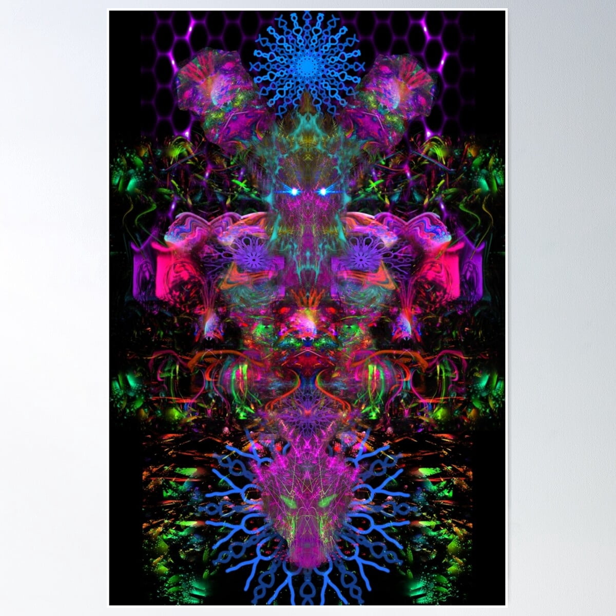 7 Temporal Spirits Poster Wall Art, Modern Wall Decor For Living Room ...