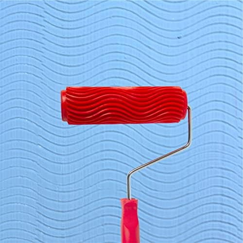 7'' Texture Roller DIY Decorative Art Pattern Paint Roller Rubber ...