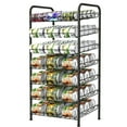 7-Tier Can Rack Dispenser, Metal Storage Organizer for Pantry, Kitchen ...