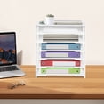 7-Tier Desktop File Organizer with Hollowed Side Panels, Office Paper ...