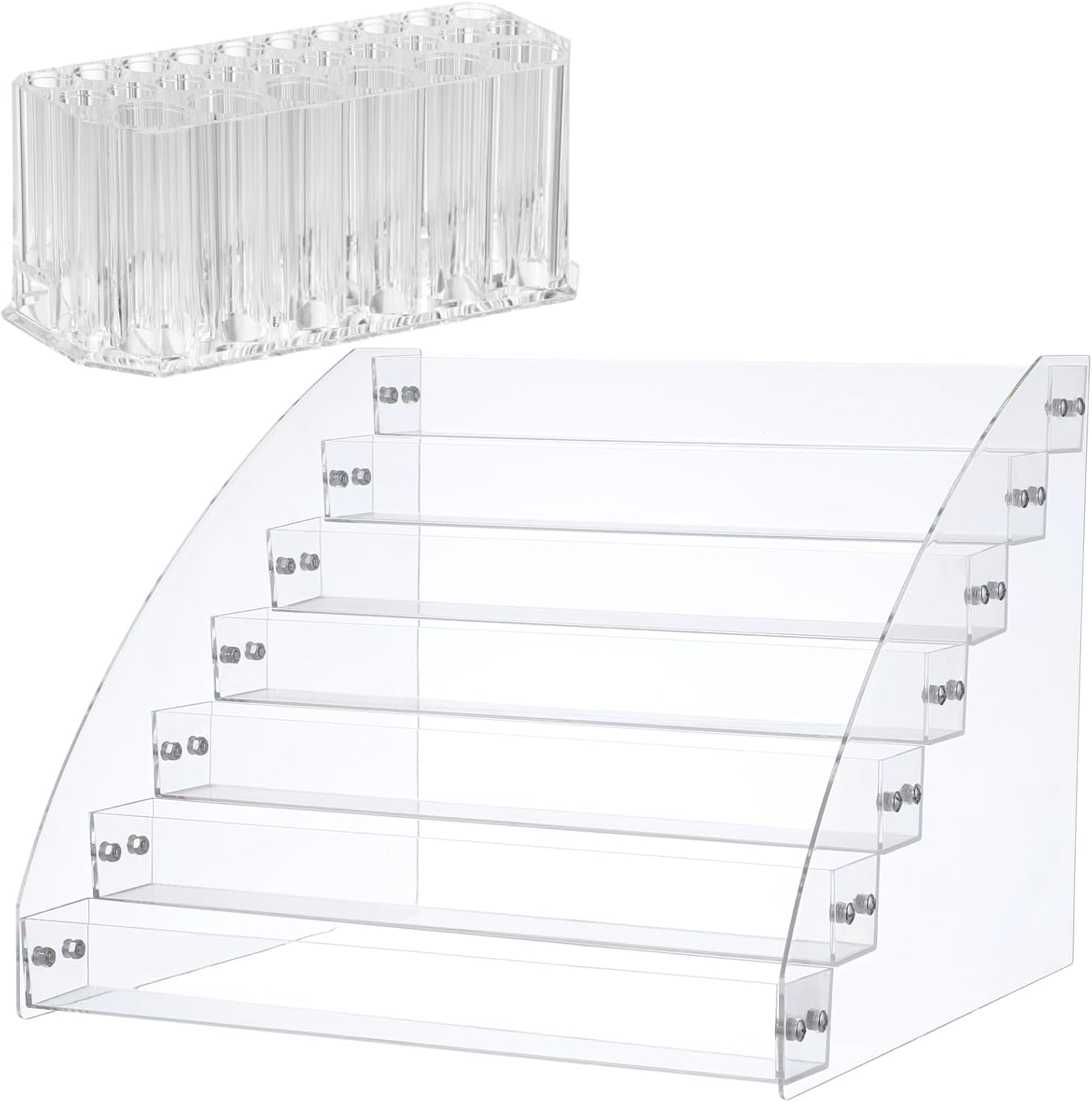 7-Tier Paint Organizer 3-Compartment Pen Holder, Items Organizers ...