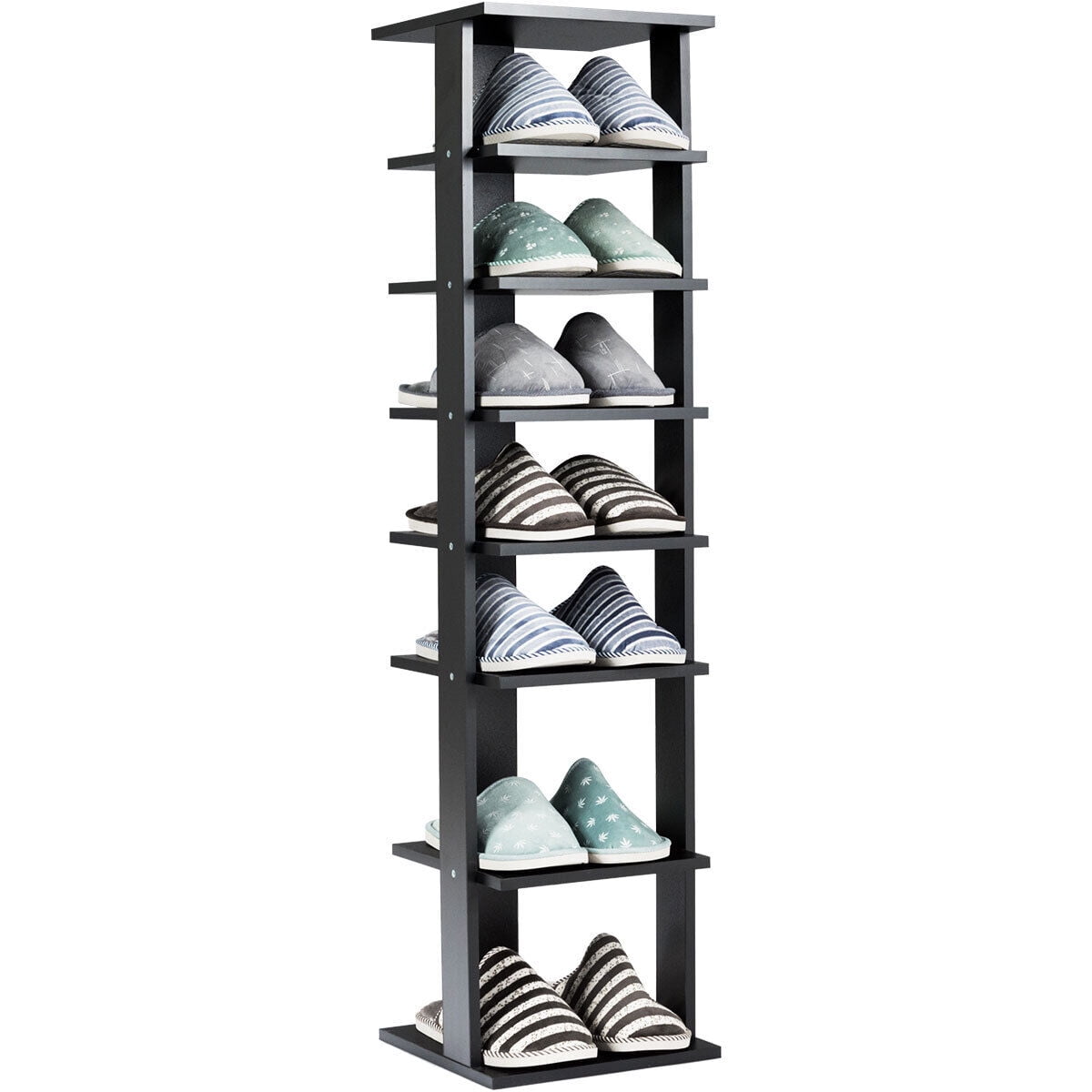 7-Tier Shoe Rack Free Standing Storage Shelves - Concise Style ...