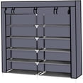 7 Tier Shoe Rack Storage Organizer, 36 Pairs Portable Double Row Shoe ...