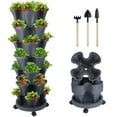 7 Tier Stackable Garden Planter, Herb/Vegetable Pot, Indoor/Outdoor ...