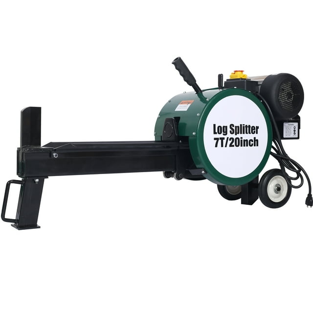 SESSLIFE 7 Ton Kinetic Portable Electric Wood Splitter, Double Flywheel ...