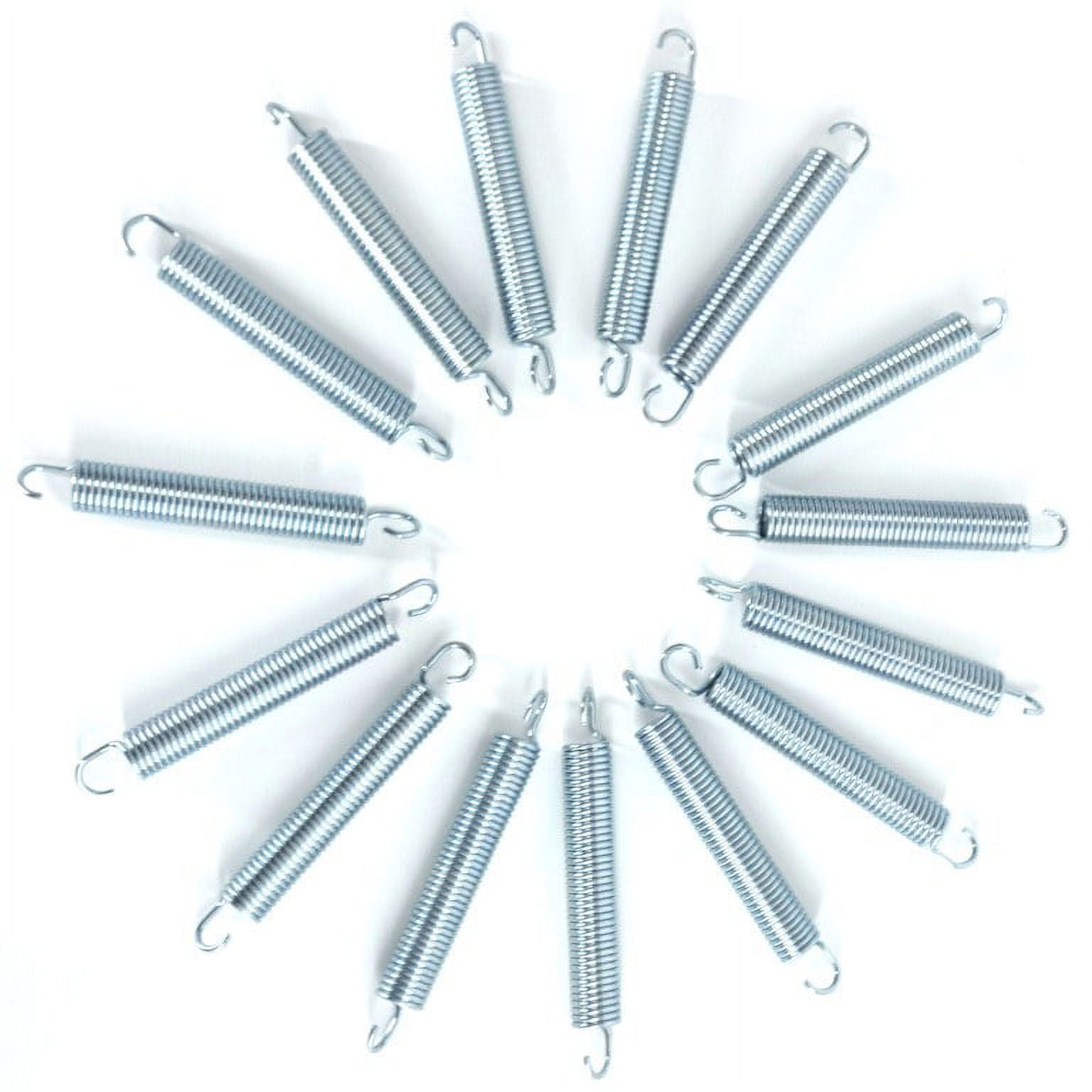 7" Trampoline Springs, heavy-duty galvanized, Set of 15 (spring size ...