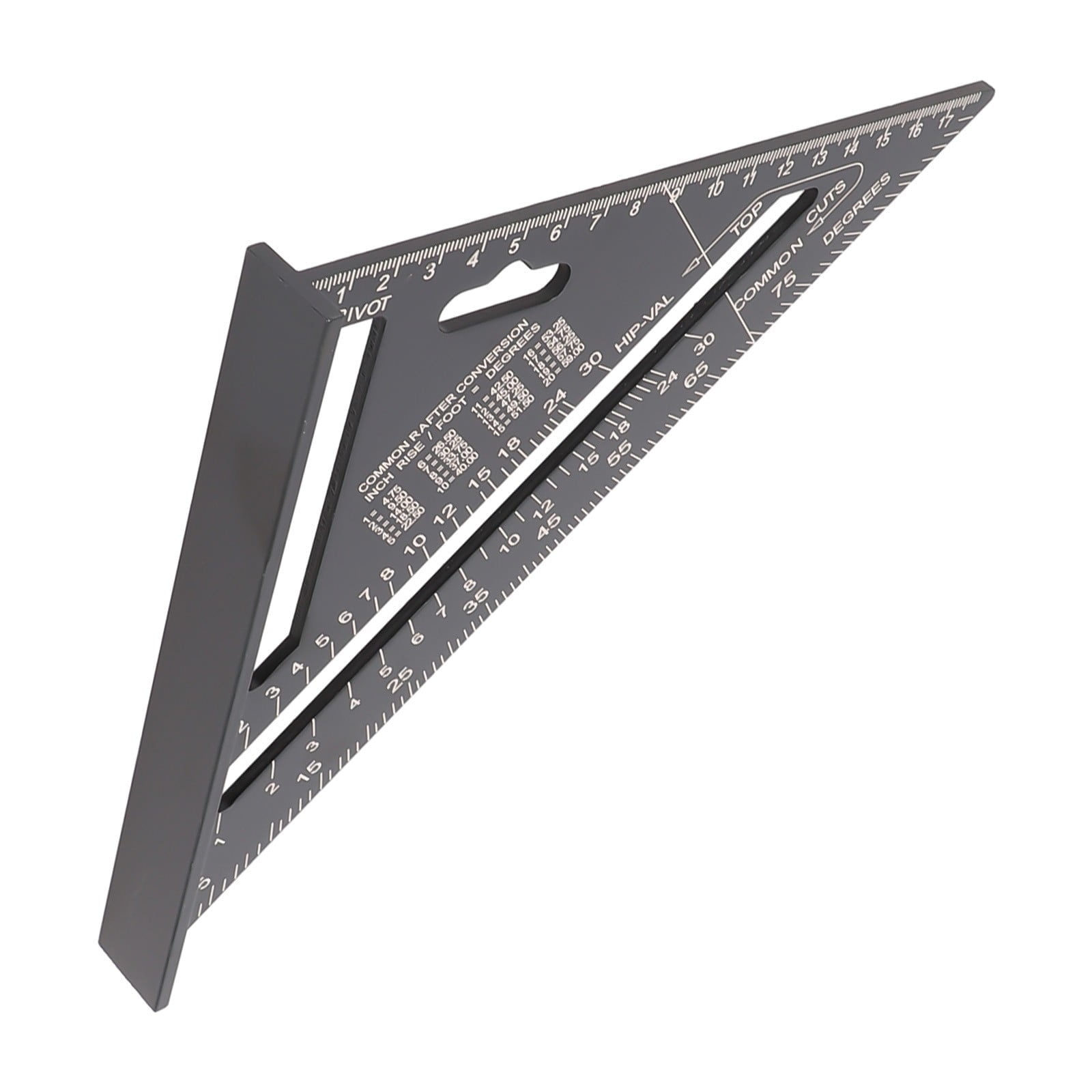 7'' Triangle Aluminum Alloy Angle Square Protractor Carpenter Measuring ...