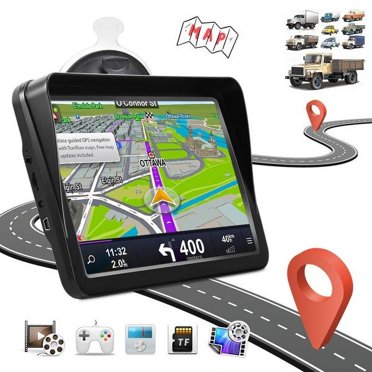 "7"" Touchscreen GPS Navigation for Car, Truck & RV, Sunshade, Voice ...