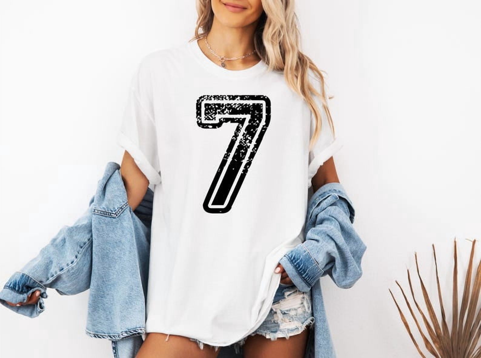 7 Tshirts, Costume 7 Shirt, Great For Teachers, Six Seven Tiktok Trend ...