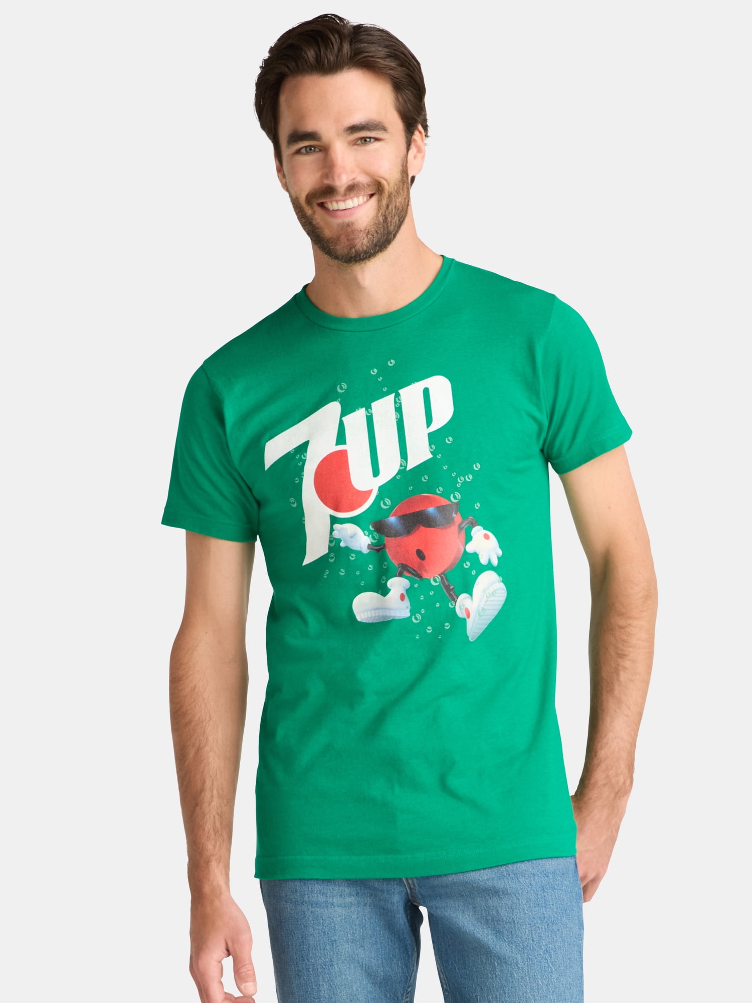 7UP Men's Graphic Tee with Short Sleeves, Sizes S-3XL - Walmart.com
