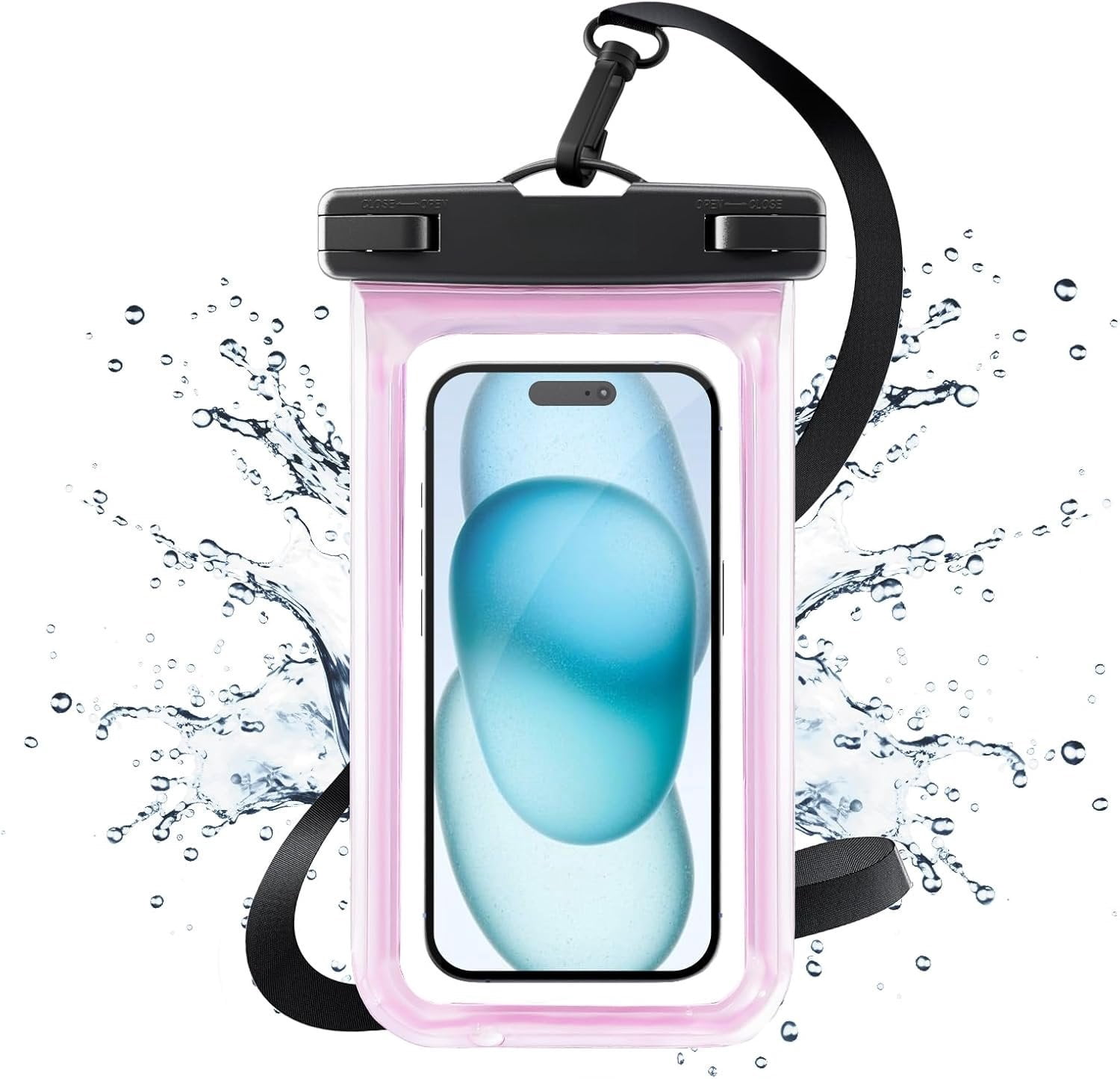 Up to 7" Universal Phone Case for 17 Air 16 15 14 13 12 11 Plus Pro Max ...
