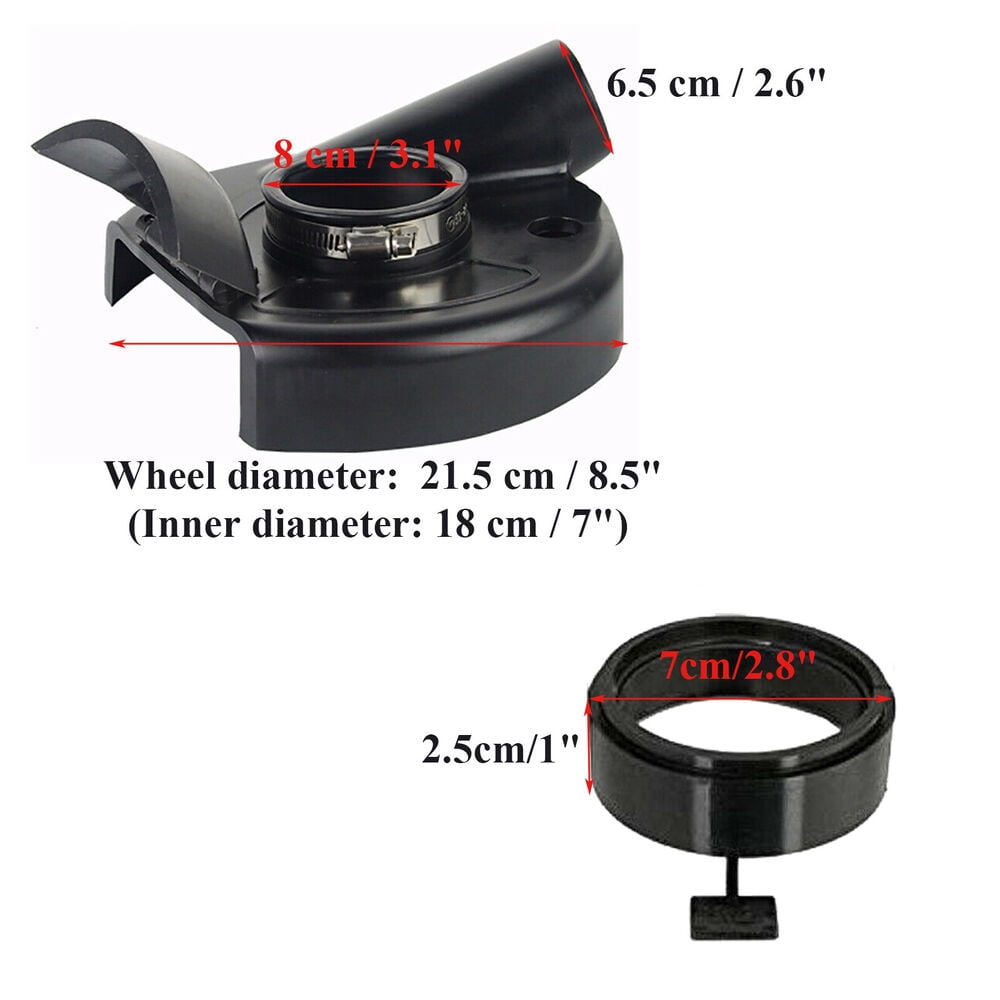 7 " Vacuum Dust Shroud Grinding Cover for Angle Hand Grind Grinder ...