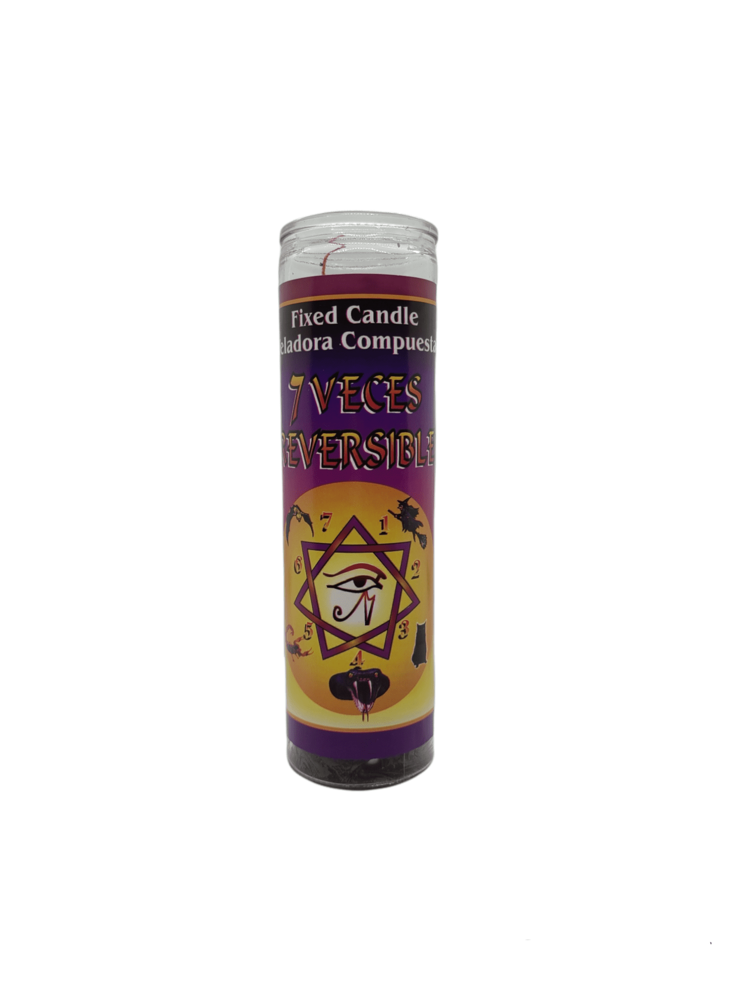 7 Veces Reversible Fixed Candle- 7 Times Reversible - Walmart.com