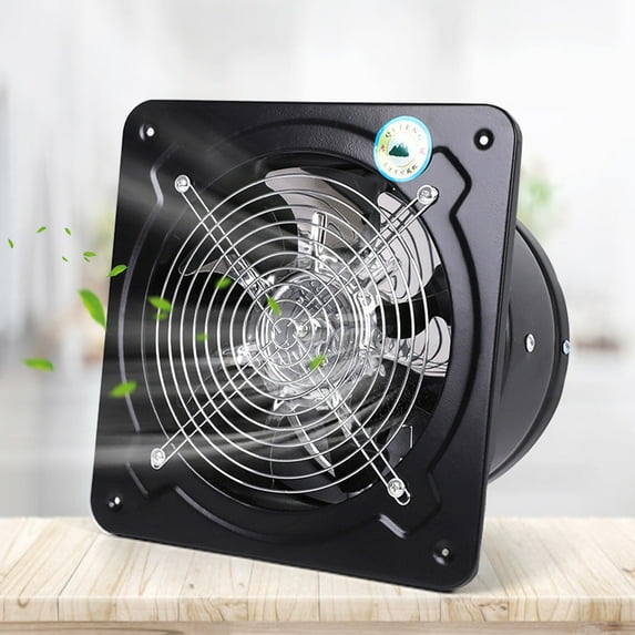 7" Wall Mounted Exhaust Fan, 50W Industrial Ventilating Extractor Air Blower Fan for Kitchen ...