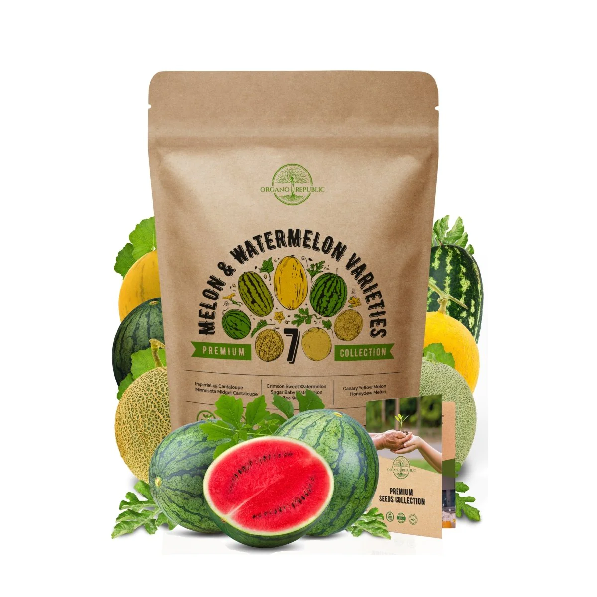 Watermelon Garden Seeds - Crimson Sweet - 5 Lbs Bulk - Non-GMO ...